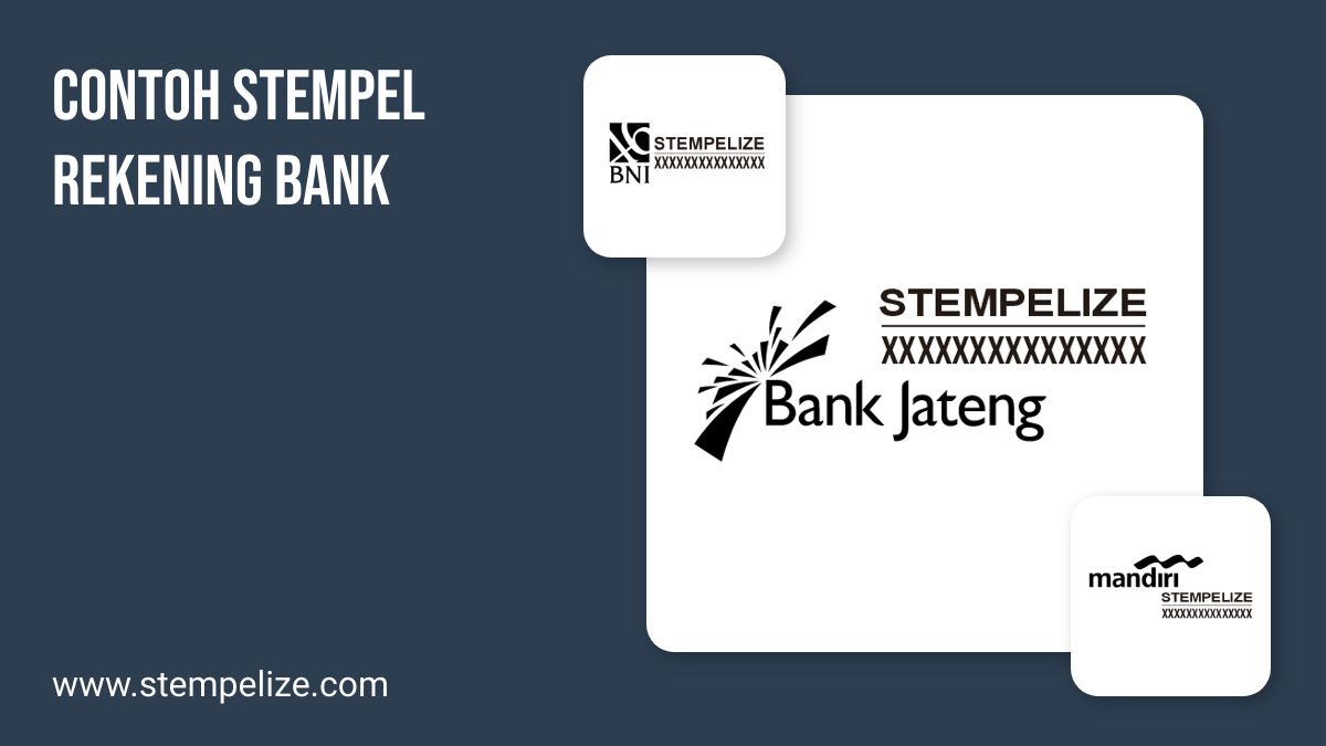 Contoh Stempel Rekening Bank