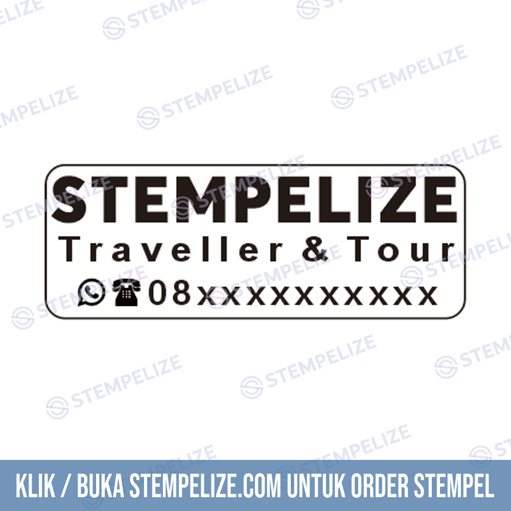 Stempel Rental Mobil / Travel Mobil
