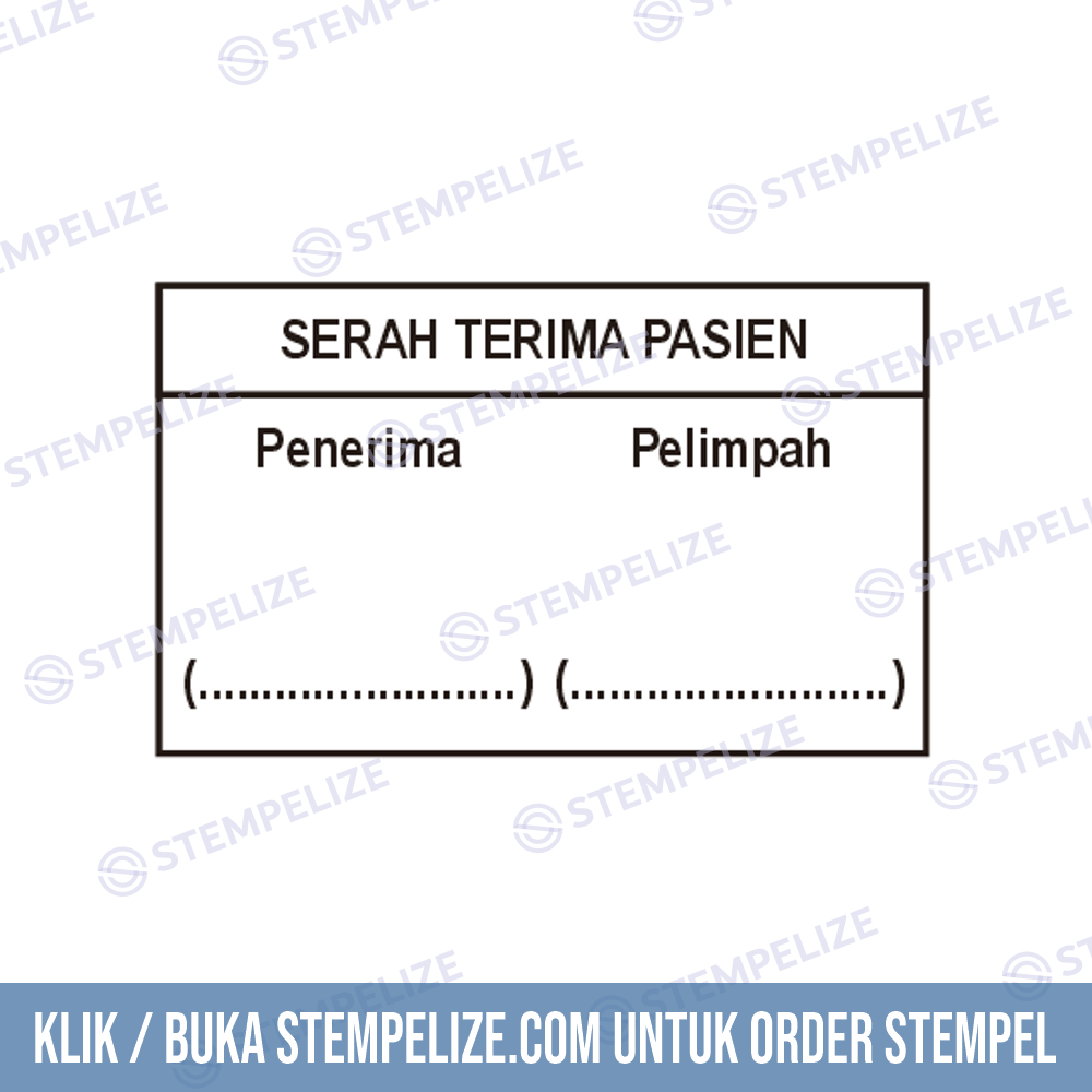 Contoh Stempel Tanda Terima Surat / Barang