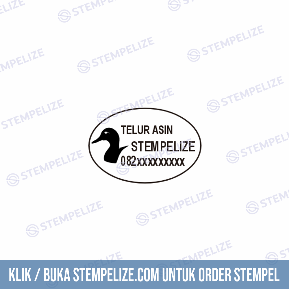 Contoh Stempel Telur Asin