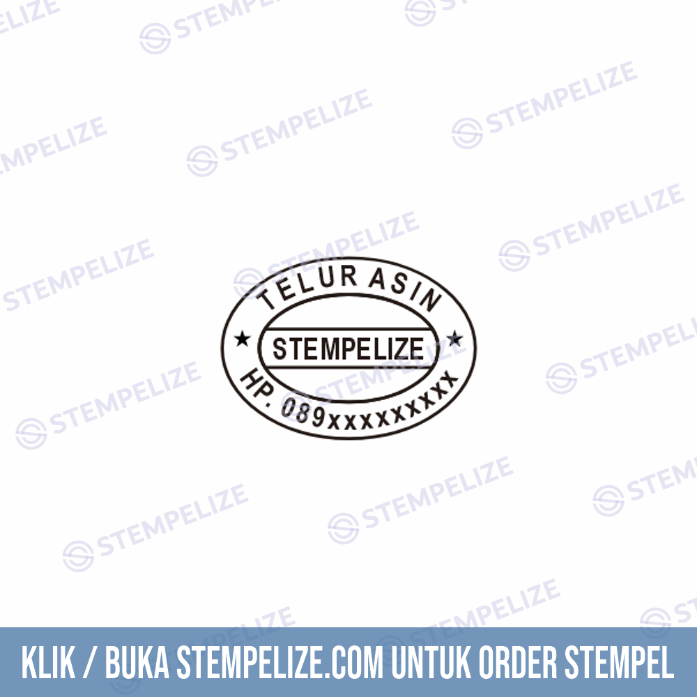 Contoh Stempel Telur Asin