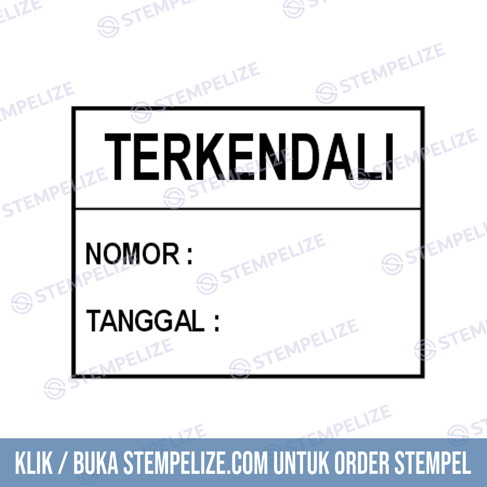 Contoh Stempel Dokumen Terkendali