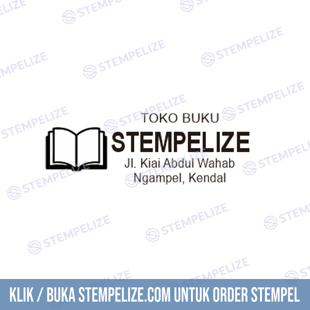 Contoh Stempel Toko Buku