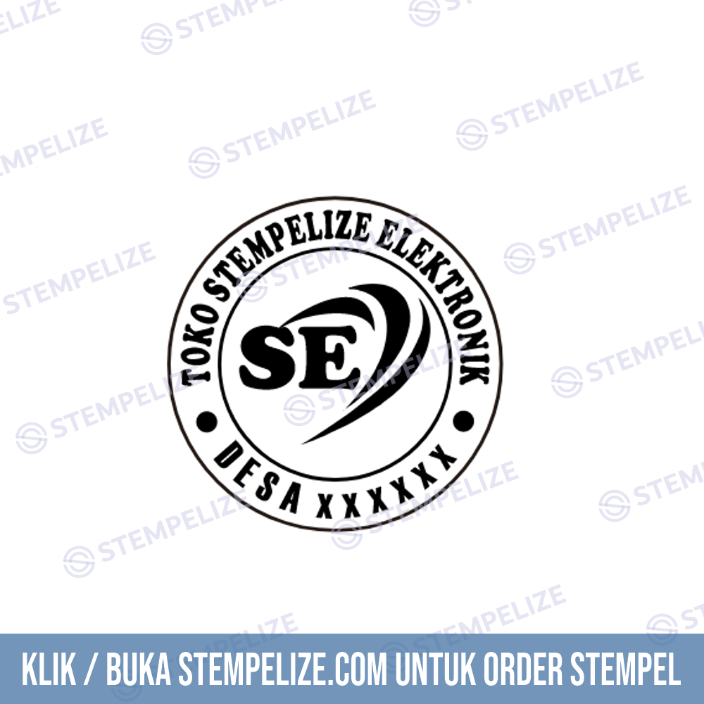 Contoh Stempel Toko Elektronik