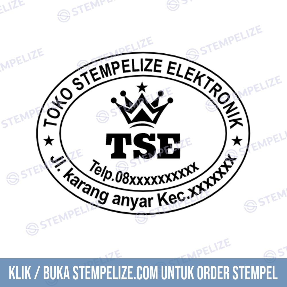 Contoh Stempel Toko Elektronik