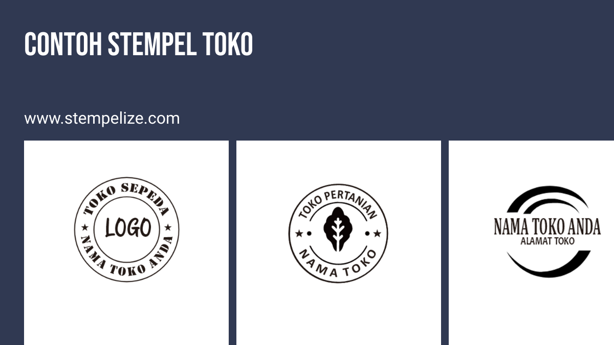 Contoh Stempel Toko