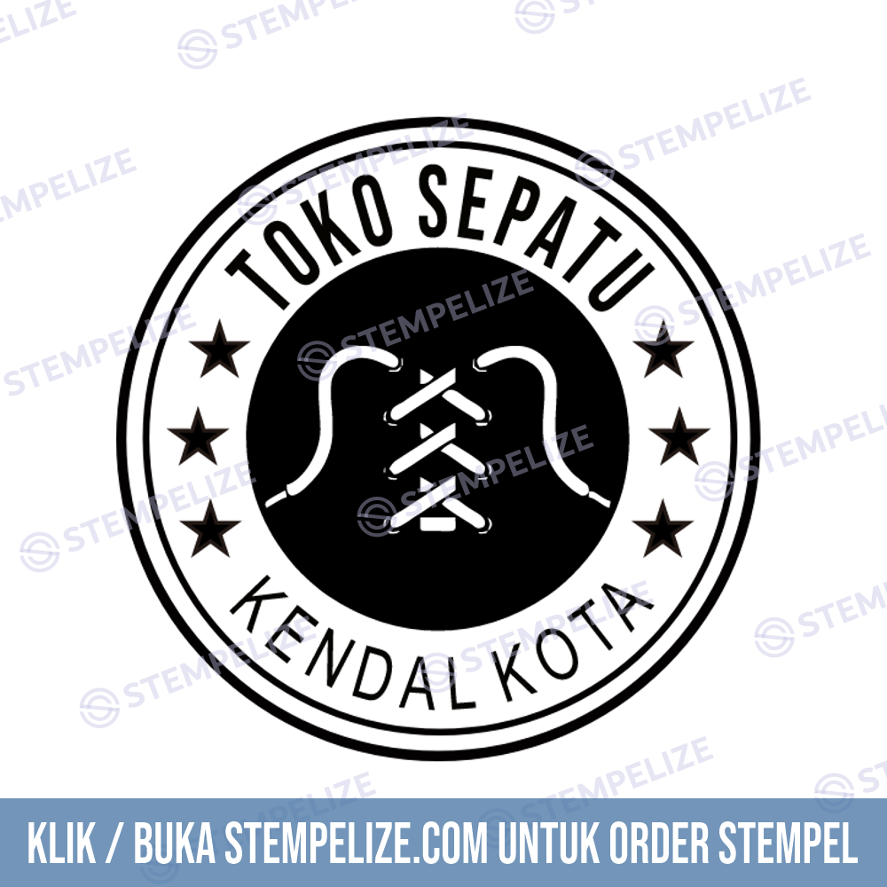 Contoh Stempel Toko Sepatu