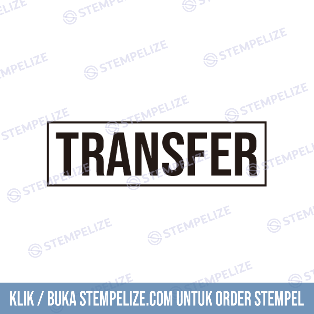 Contoh Stempel Transfer