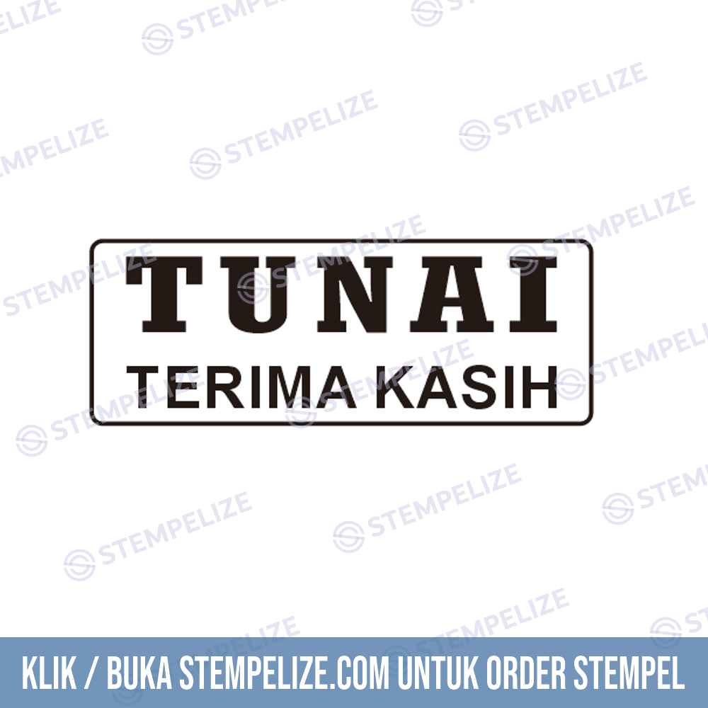 Contoh Stempel Tunai