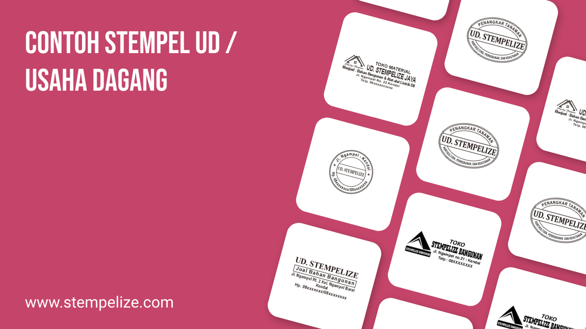 Contoh Stempel UD / Usaha Dagang