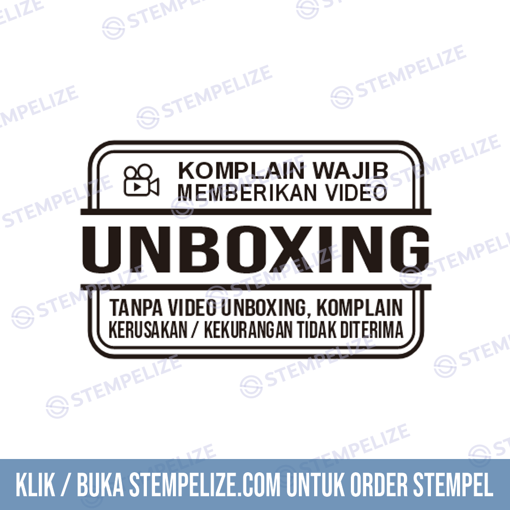 Stempel Unboxing Paket