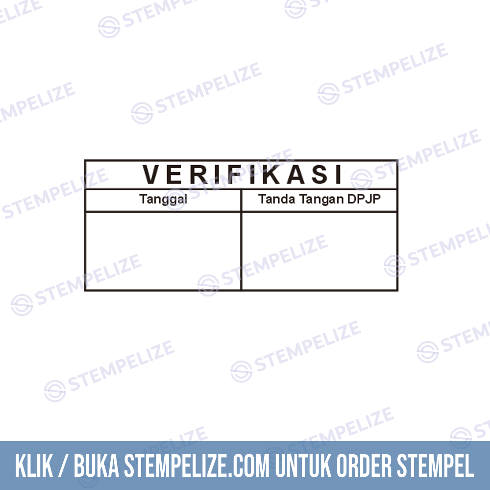 Contoh Stempel Verifikasi