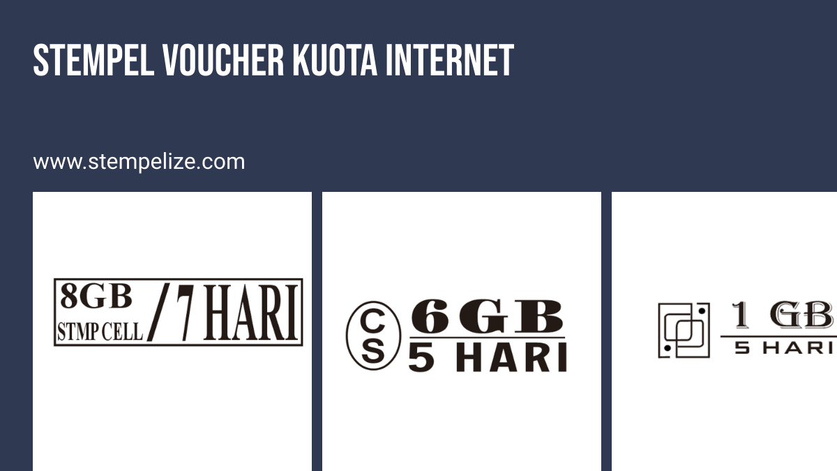 Stempel Voucher Kuota Internet